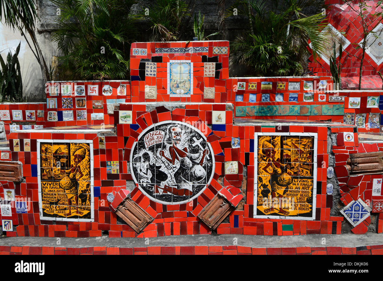 The Escadaria Selaron steps in Rio de Janeiro, Brazil Stock Photo - Alamy