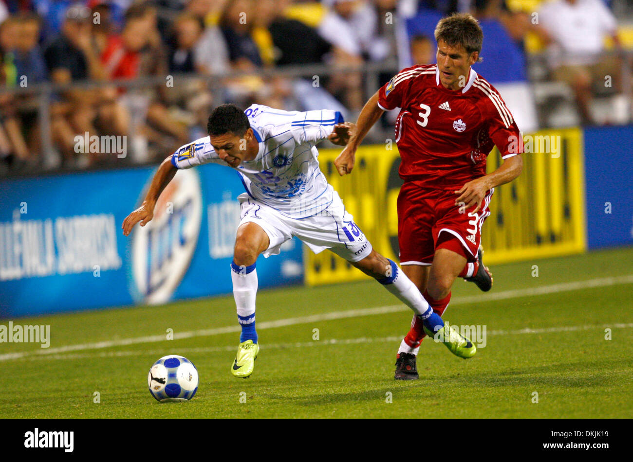 July 7, 2009 - Columbus, Ohio, U.S - 7 July 2009: El Salvador defender ...