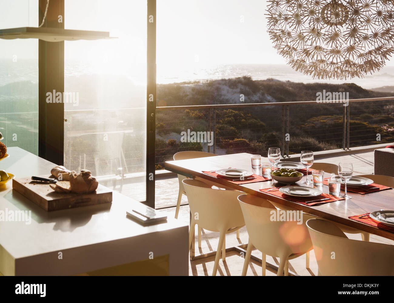 Ocean View Table Setting High Resolution Stock Photography and Images ...