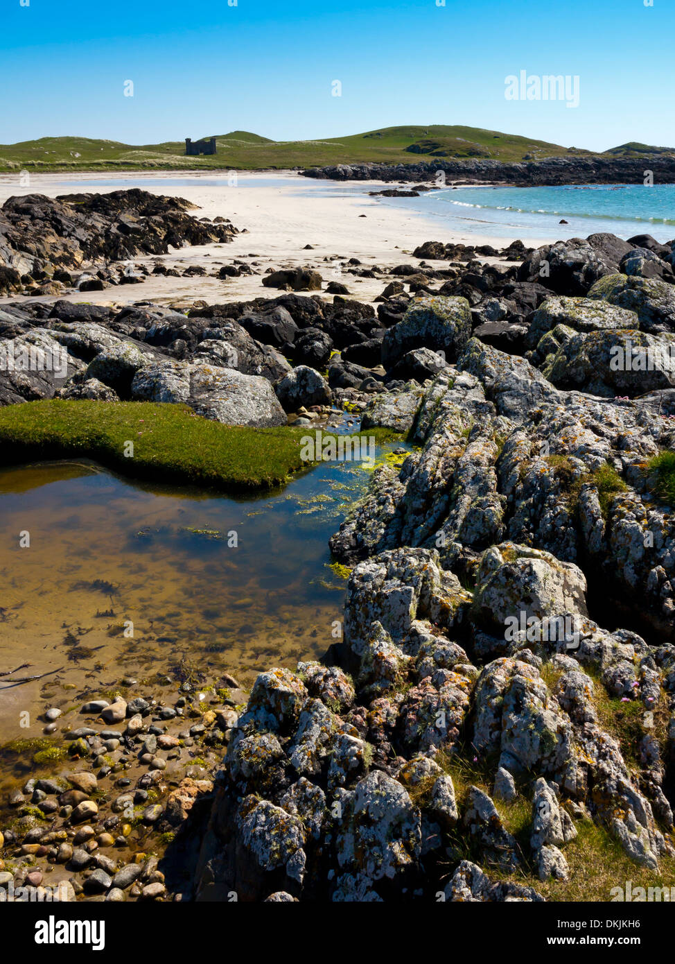 Crossapol Beach on the Island of Coll in the Inner Hebrides Argyll and ...