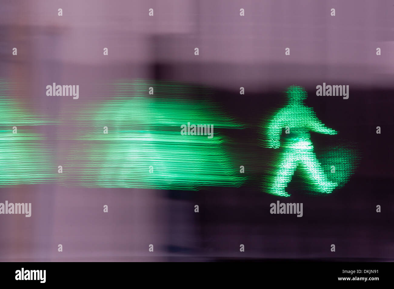 Green Man Pedestrian Crossing High Resolution Stock Photography and ...