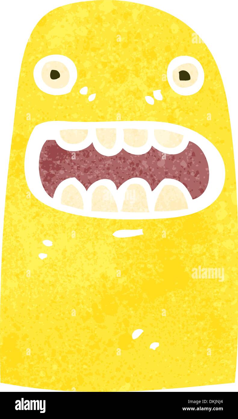 Retro cartoon illustration. On plain white background Stock Vector ...