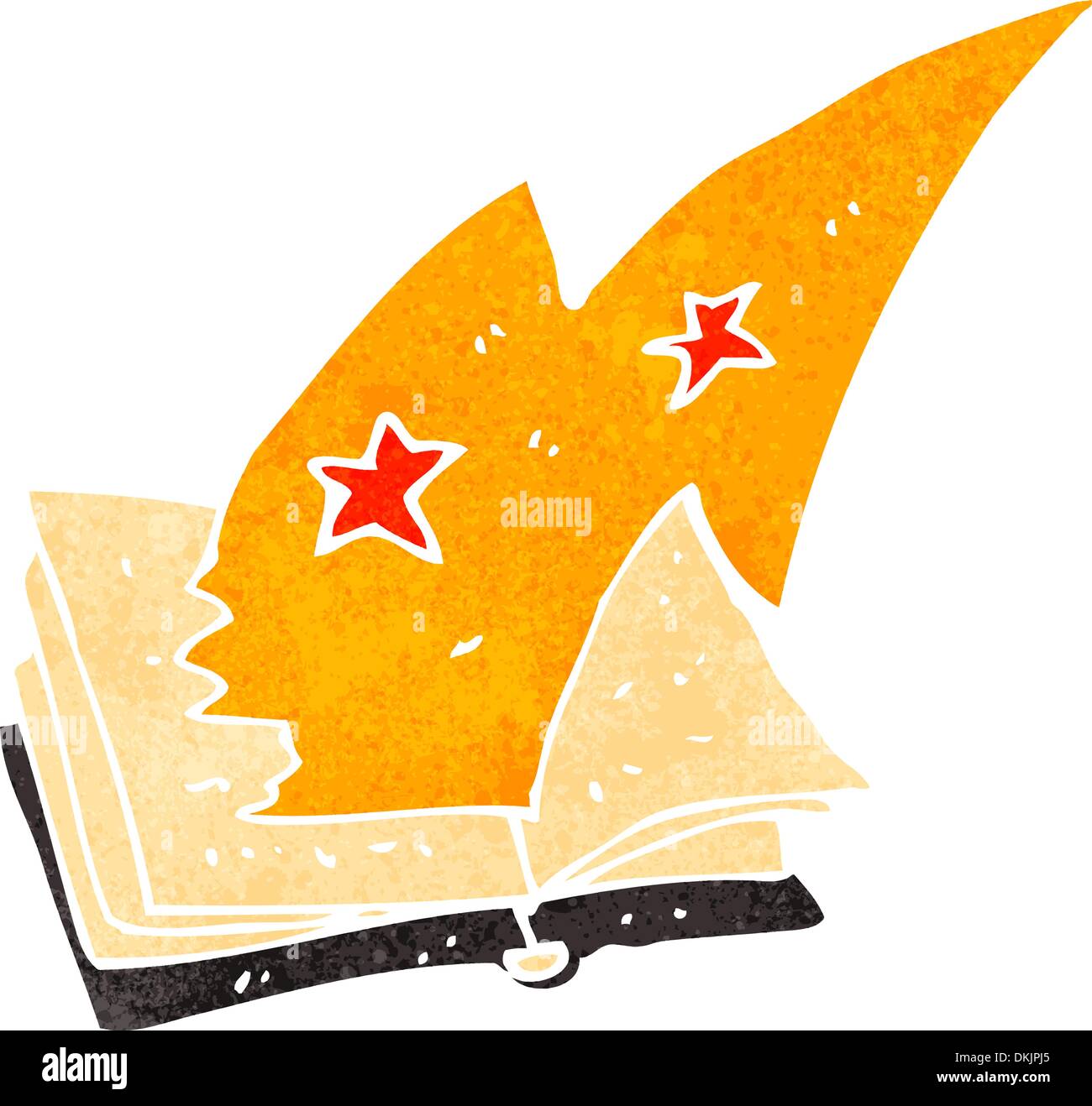 Retro cartoon illustration. On plain white background Stock Vector ...