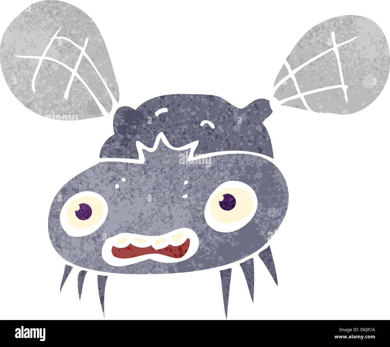 Retro cartoon illustration. On plain white background Stock Vector ...