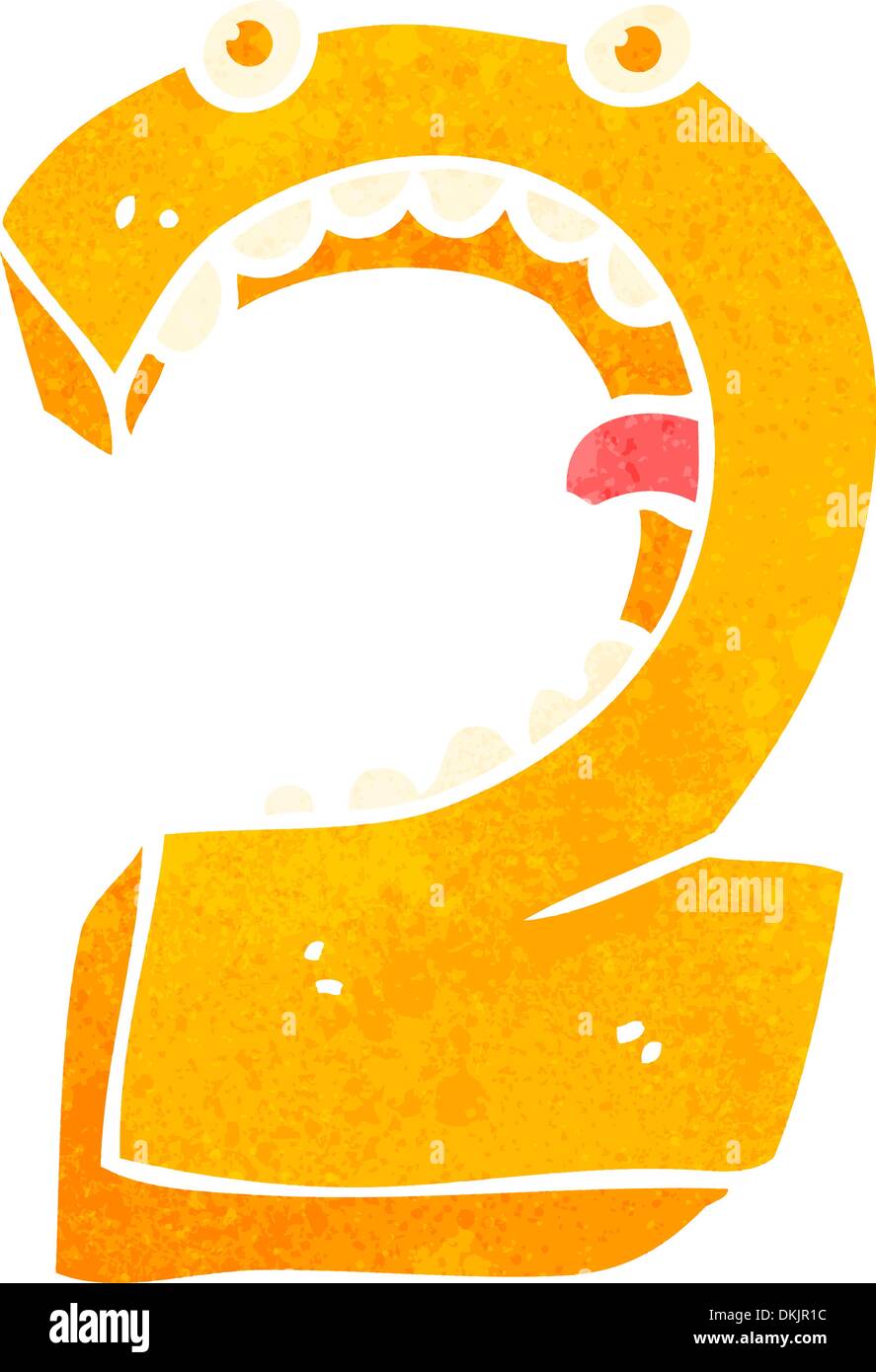 Retro cartoon illustration. On plain white background Stock Vector ...