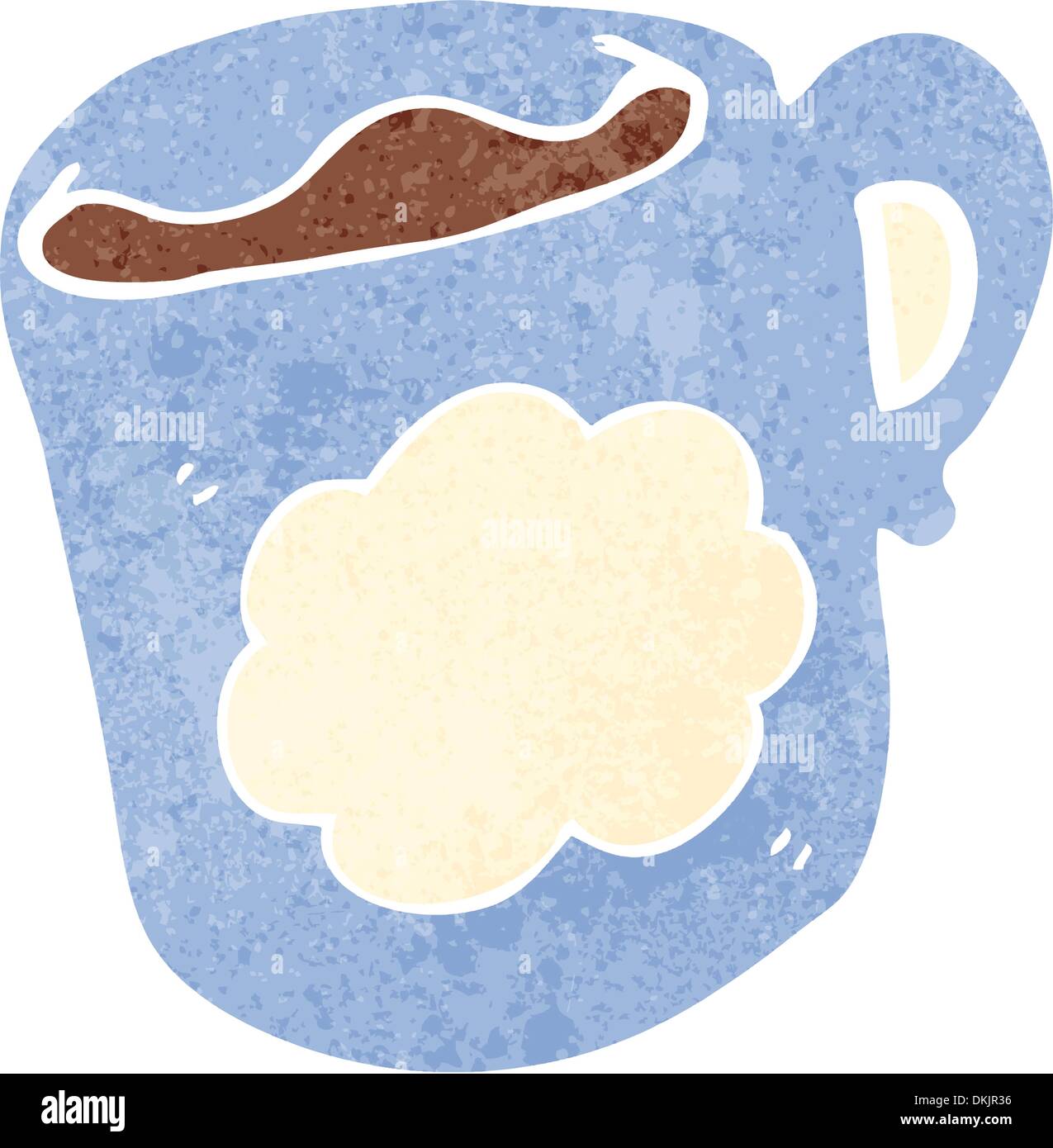 Retro cartoon illustration. On plain white background Stock Vector ...