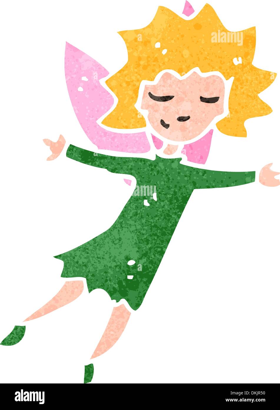 Retro cartoon illustration. On plain white background Stock Vector ...