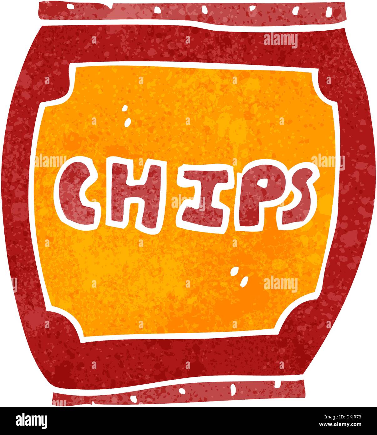 Retro cartoon illustration. On plain white background Stock Vector ...