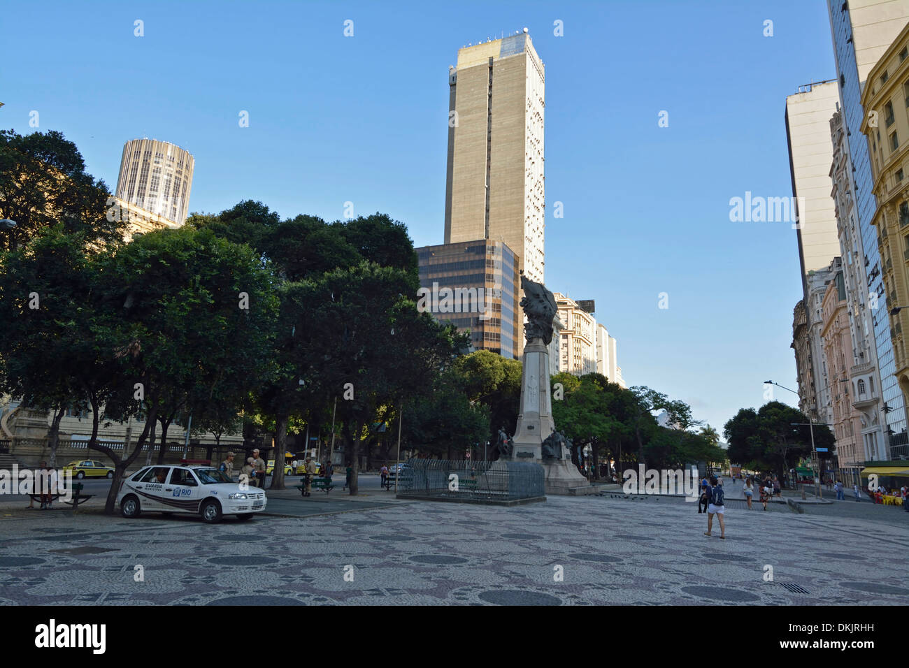 Praca Marechal Floriano in Rio de Janeiro, Brazil, where many political ...