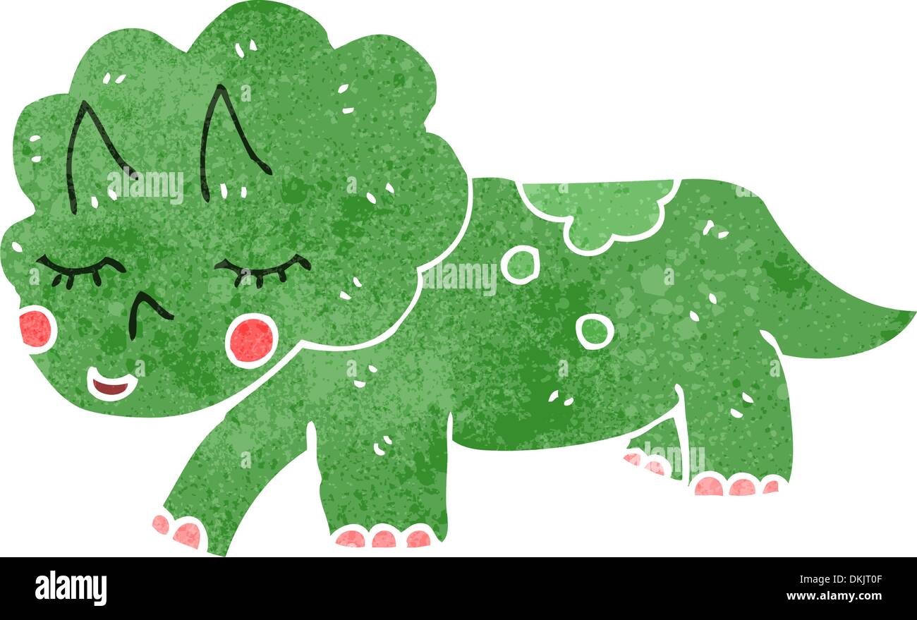 Retro cartoon illustration. On plain white background Stock Vector ...