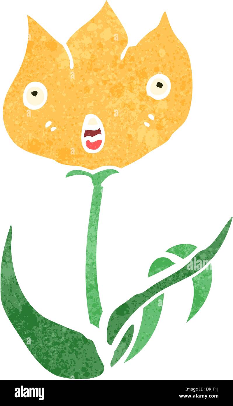 Retro cartoon illustration. On plain white background Stock Vector ...