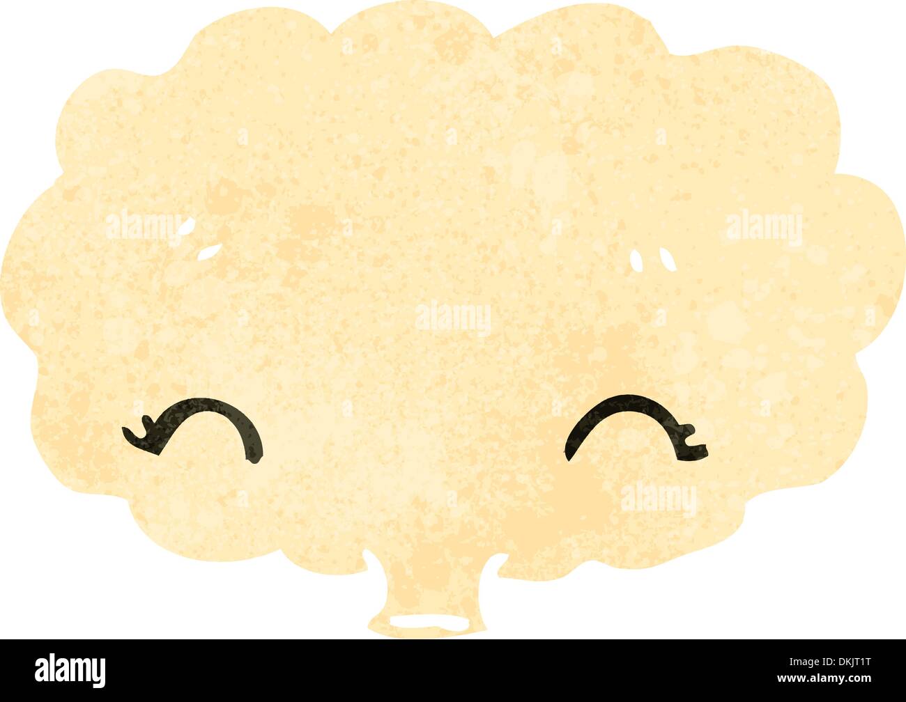 Retro cartoon illustration. On plain white background Stock Vector ...