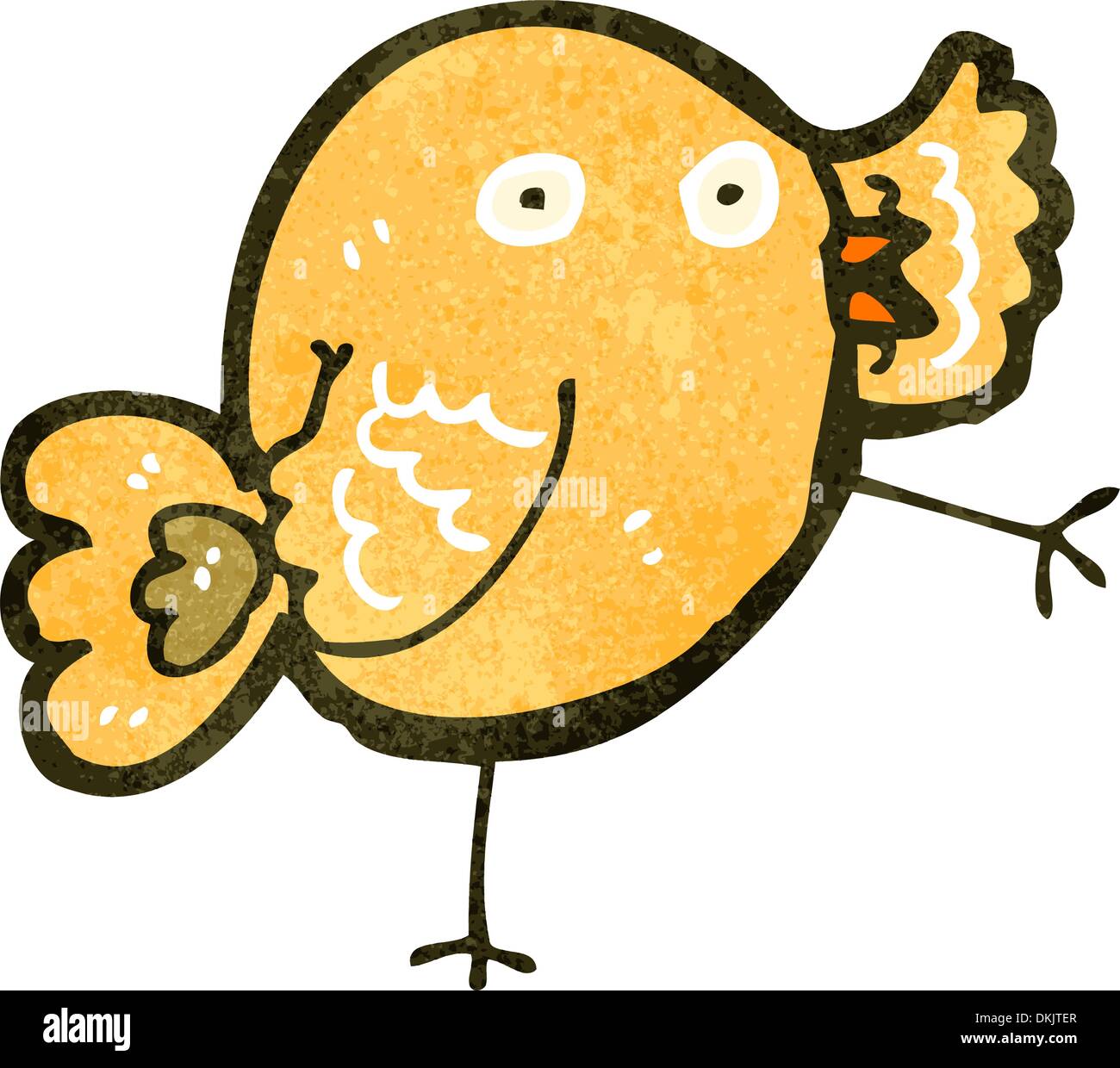 Retro cartoon illustration. On plain white background Stock Vector ...