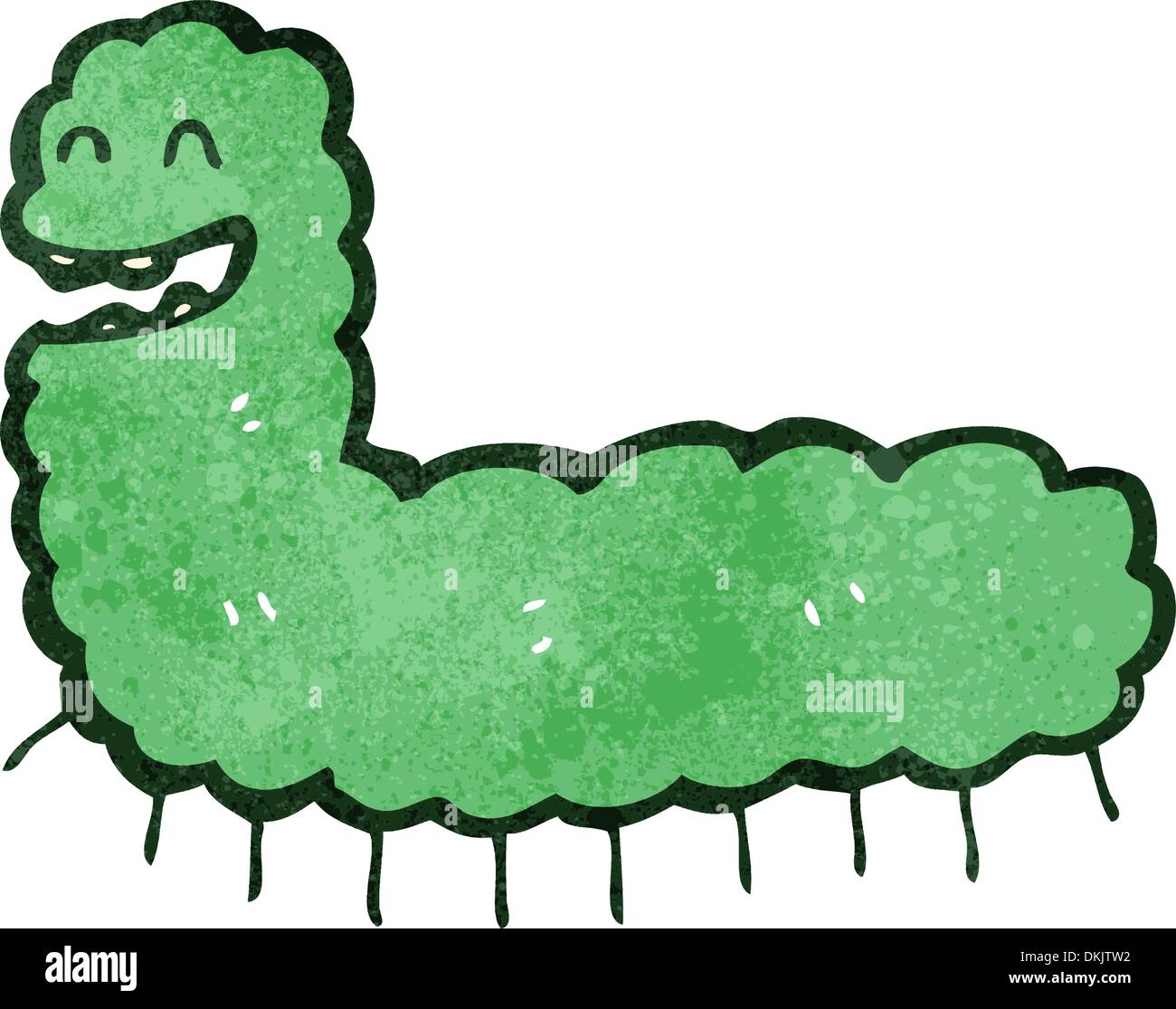 Retro cartoon illustration. On plain white background Stock Vector ...