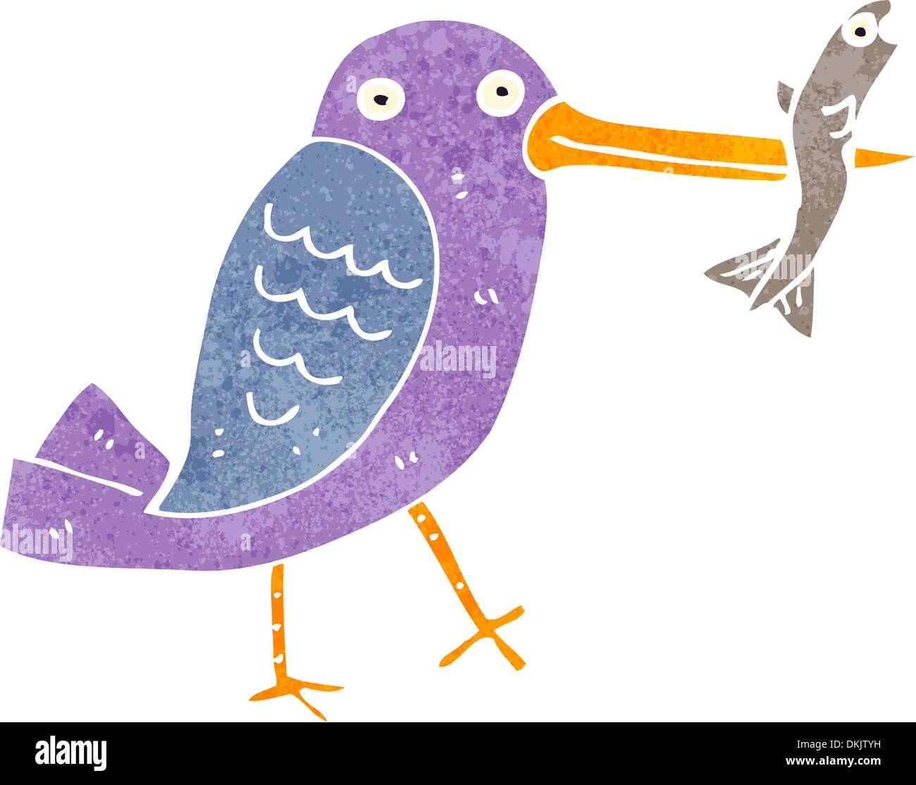 Retro cartoon illustration. On plain white background Stock Vector ...