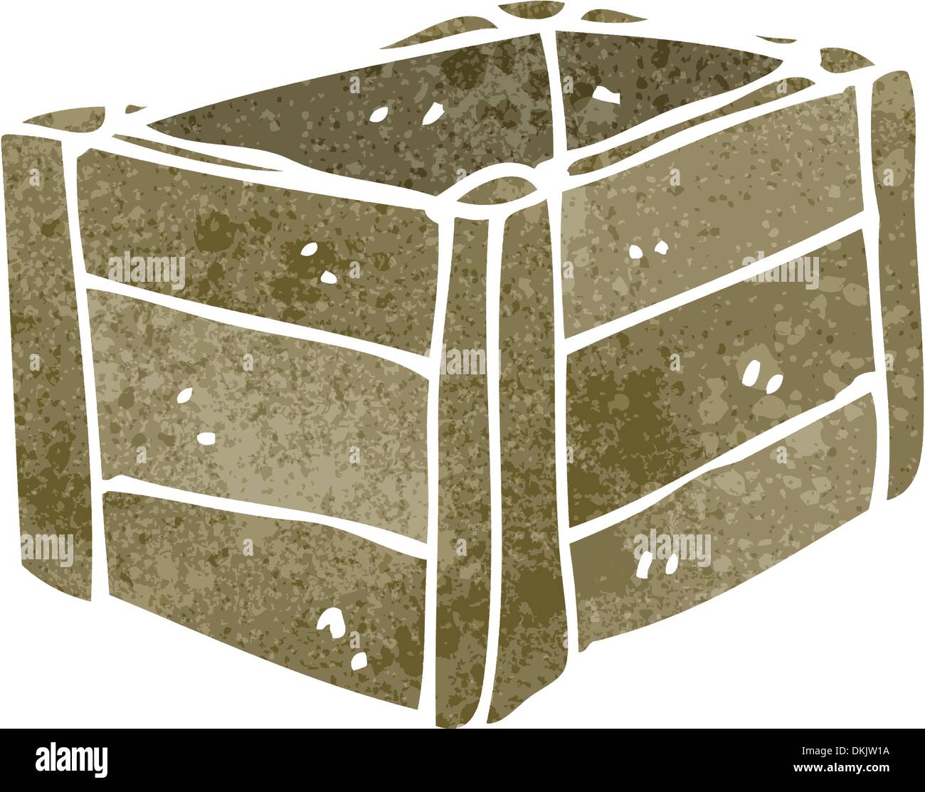 Retro cartoon illustration. On plain white background Stock Vector ...