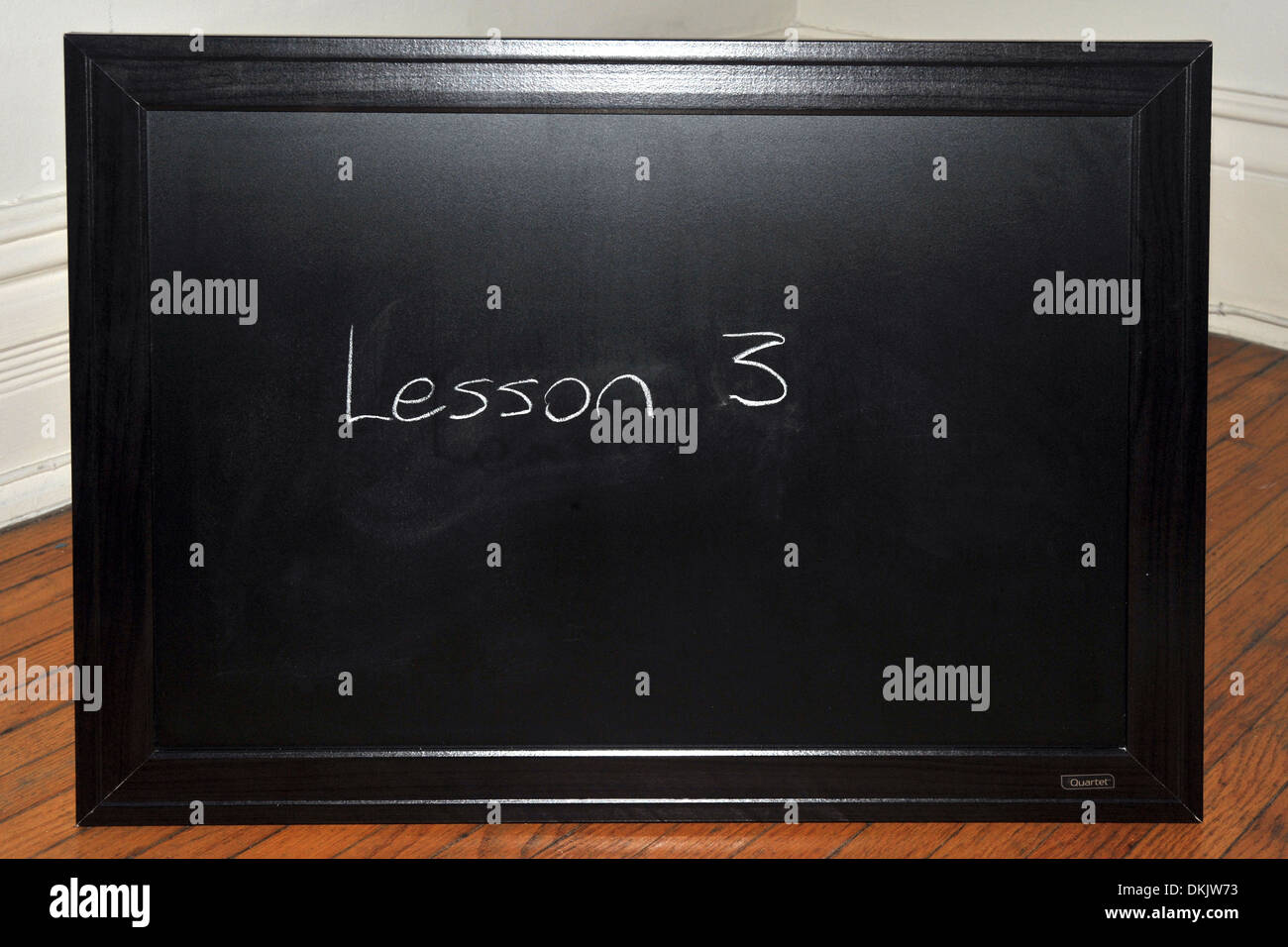 Lesson 3 blackboard hi-res stock photography and images - Alamy