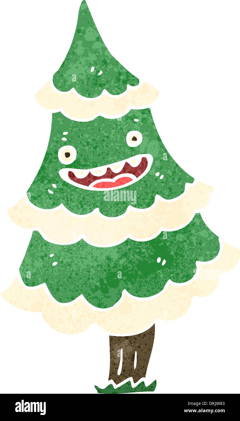 Christmas tree plain white background Stock Vector Images - Alamy