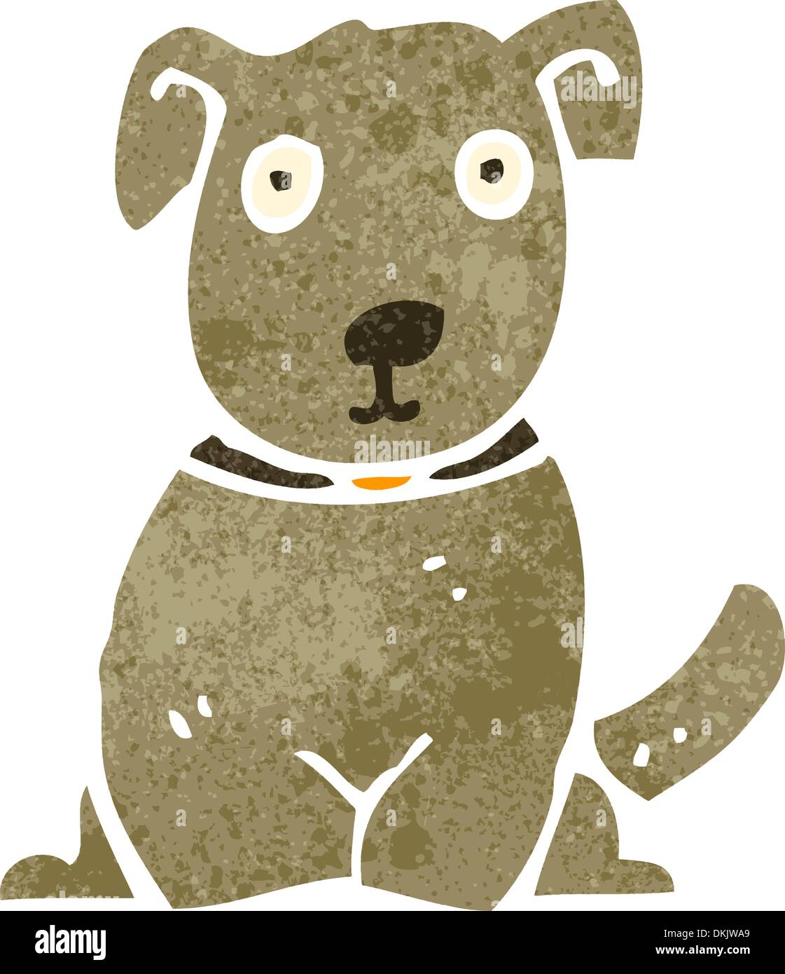 Retro cartoon illustration. On plain white background Stock Vector ...
