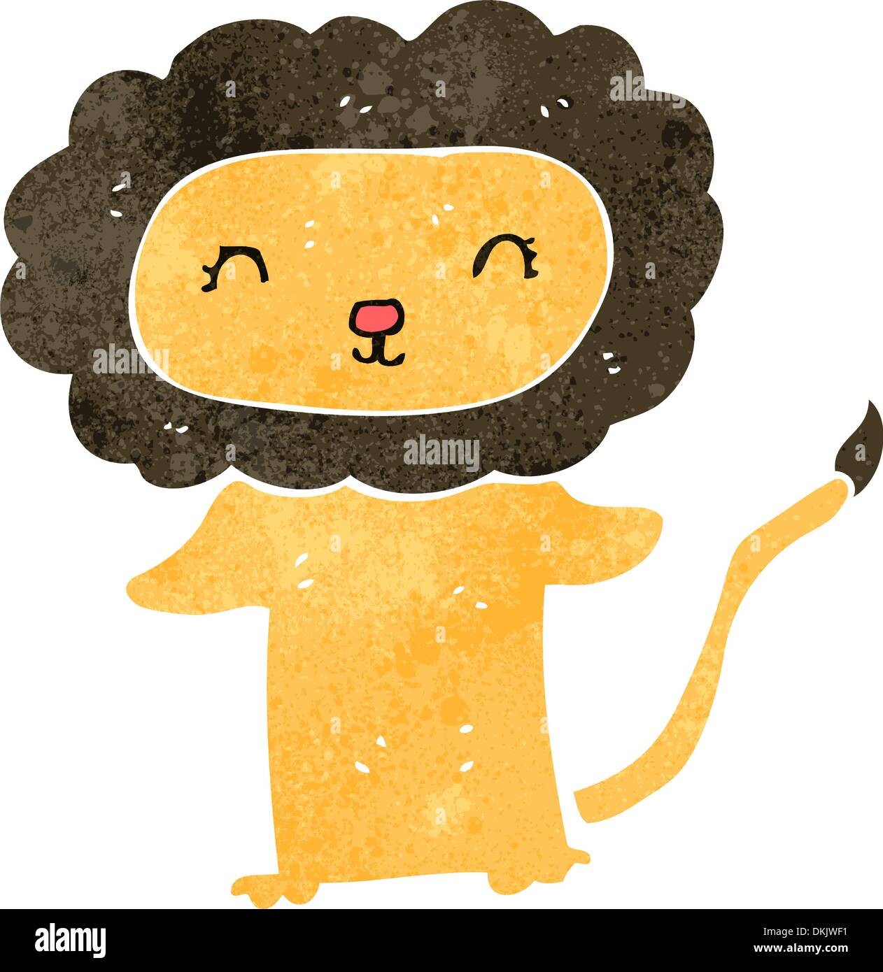 Retro cartoon illustration. On plain white background Stock Vector ...