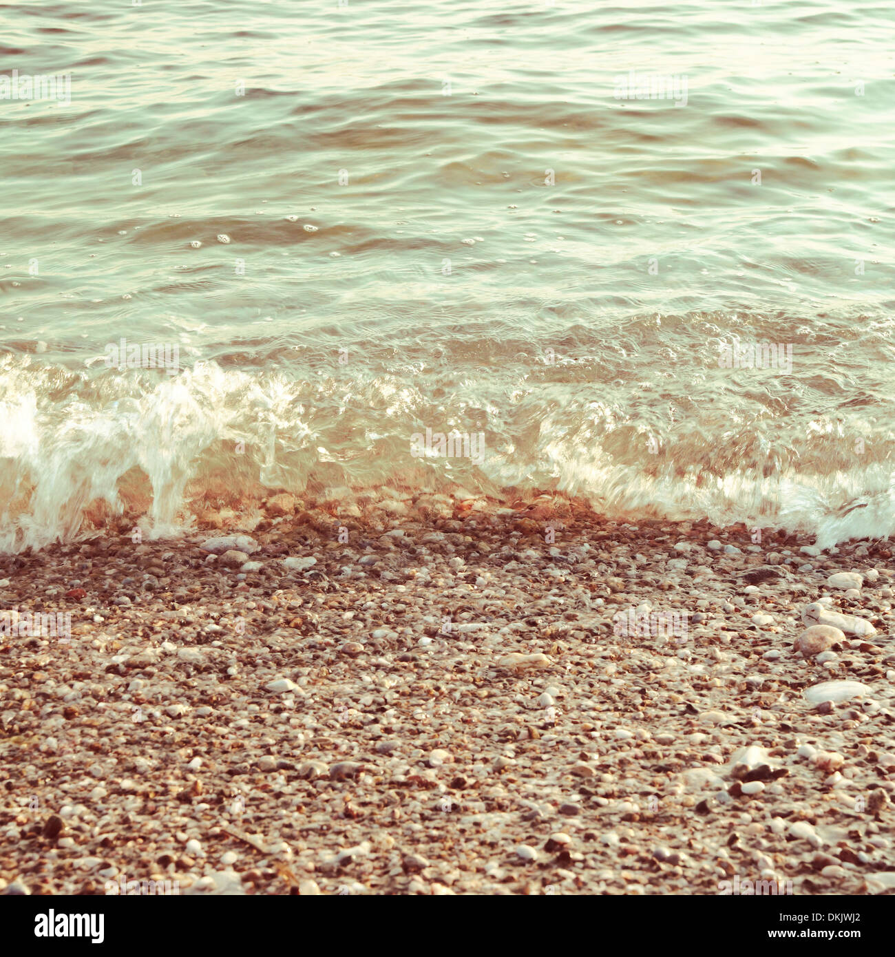 Sea background in vintage style.Toned Stock Photo - Alamy