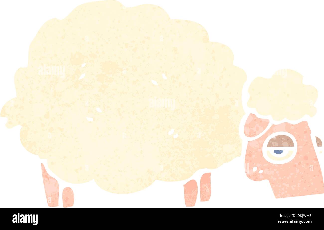Retro cartoon illustration. On plain white background Stock Vector ...