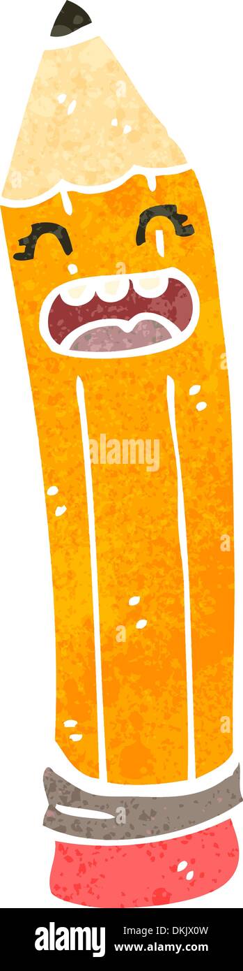 Retro cartoon illustration. On plain white background Stock Vector ...