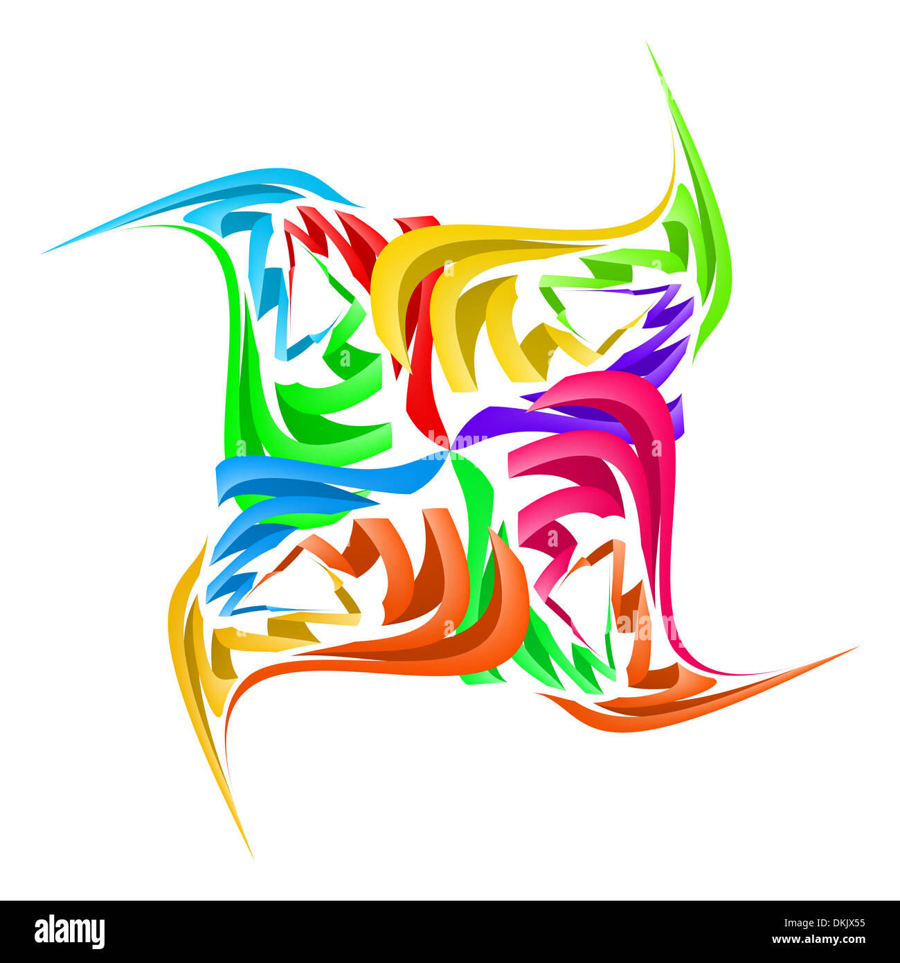 Abstract swirl logo made hi-res stock photography and images - Alamy