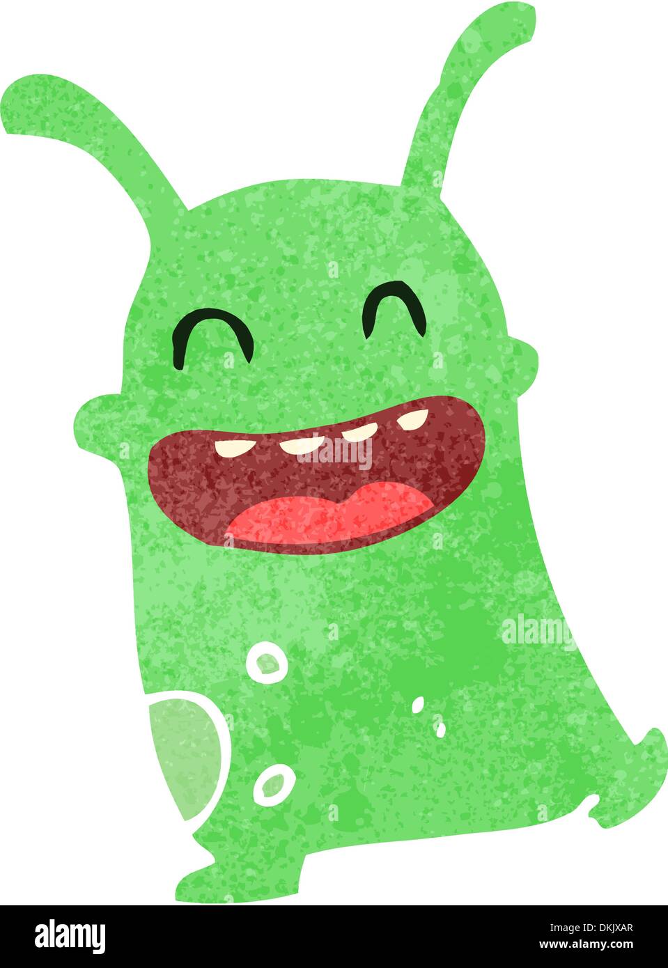 Retro cartoon illustration. On plain white background Stock Vector ...