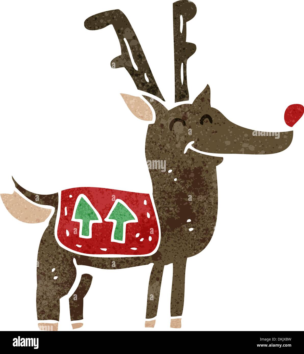 Retro cartoon illustration. On plain white background Stock Vector ...