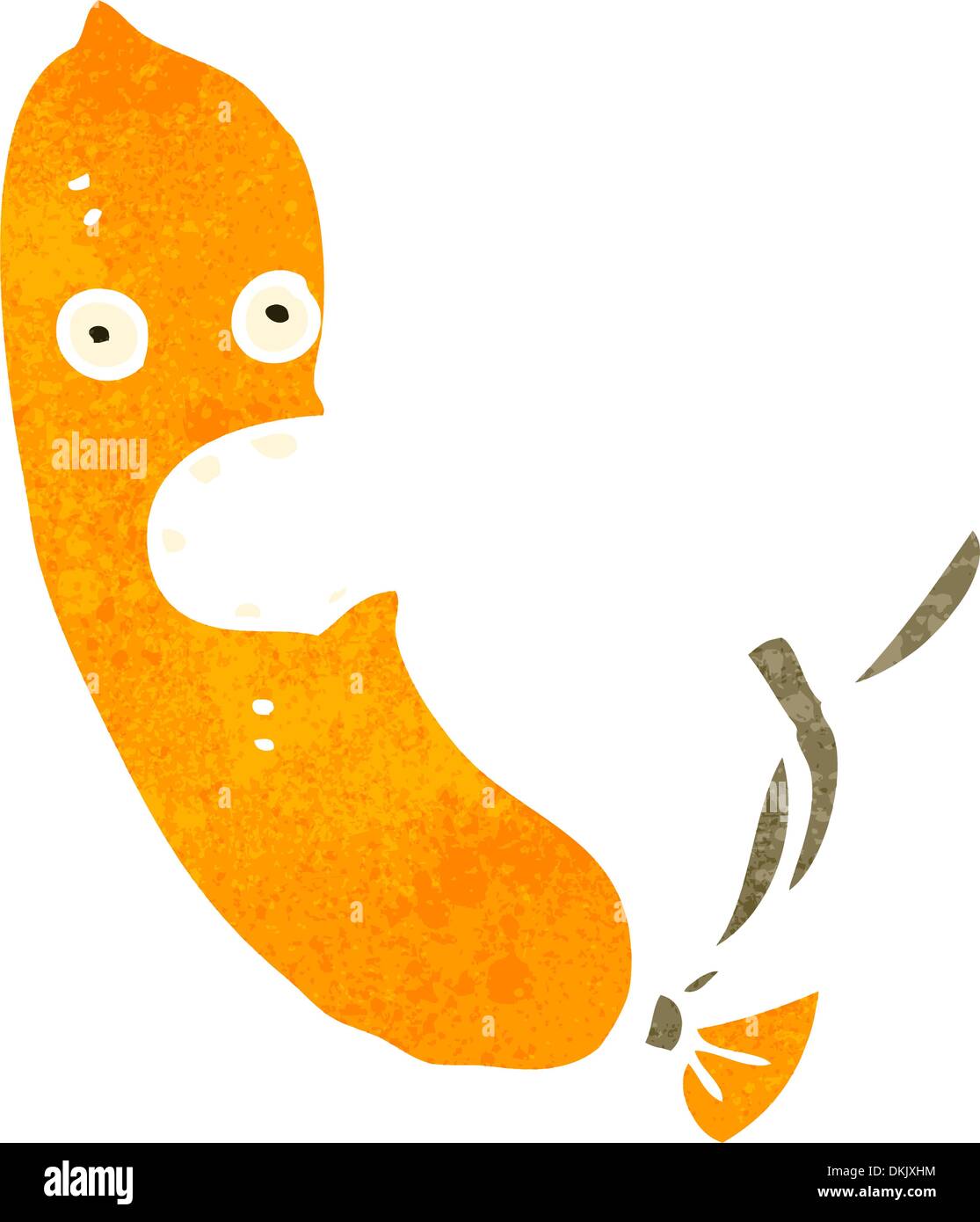 Retro cartoon illustration. On plain white background Stock Vector ...