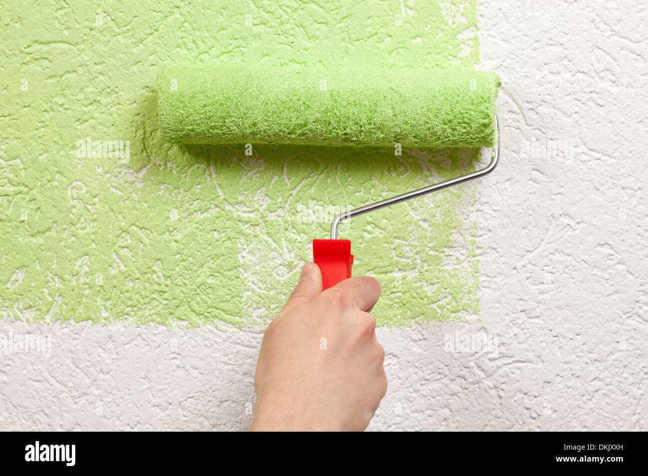 Painter with a roller hi-res stock photography and images - Alamy