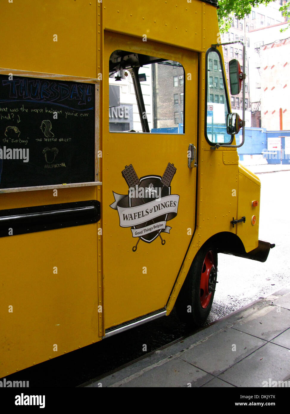 Wafels & Dinges food truck Stock Photo - Alamy