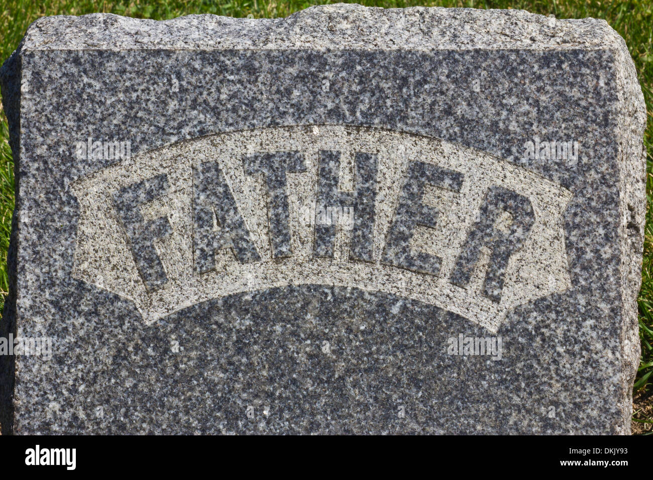 Father Headstone - Granite Cemetery Grave Headstone Marked with Father ...