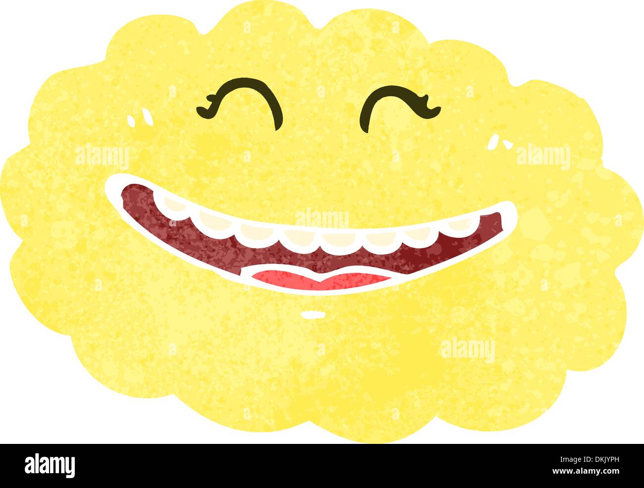 Retro cartoon illustration. On plain white background Stock Vector ...