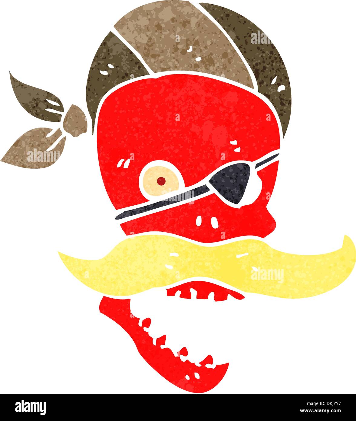 Retro cartoon illustration. On plain white background Stock Vector ...