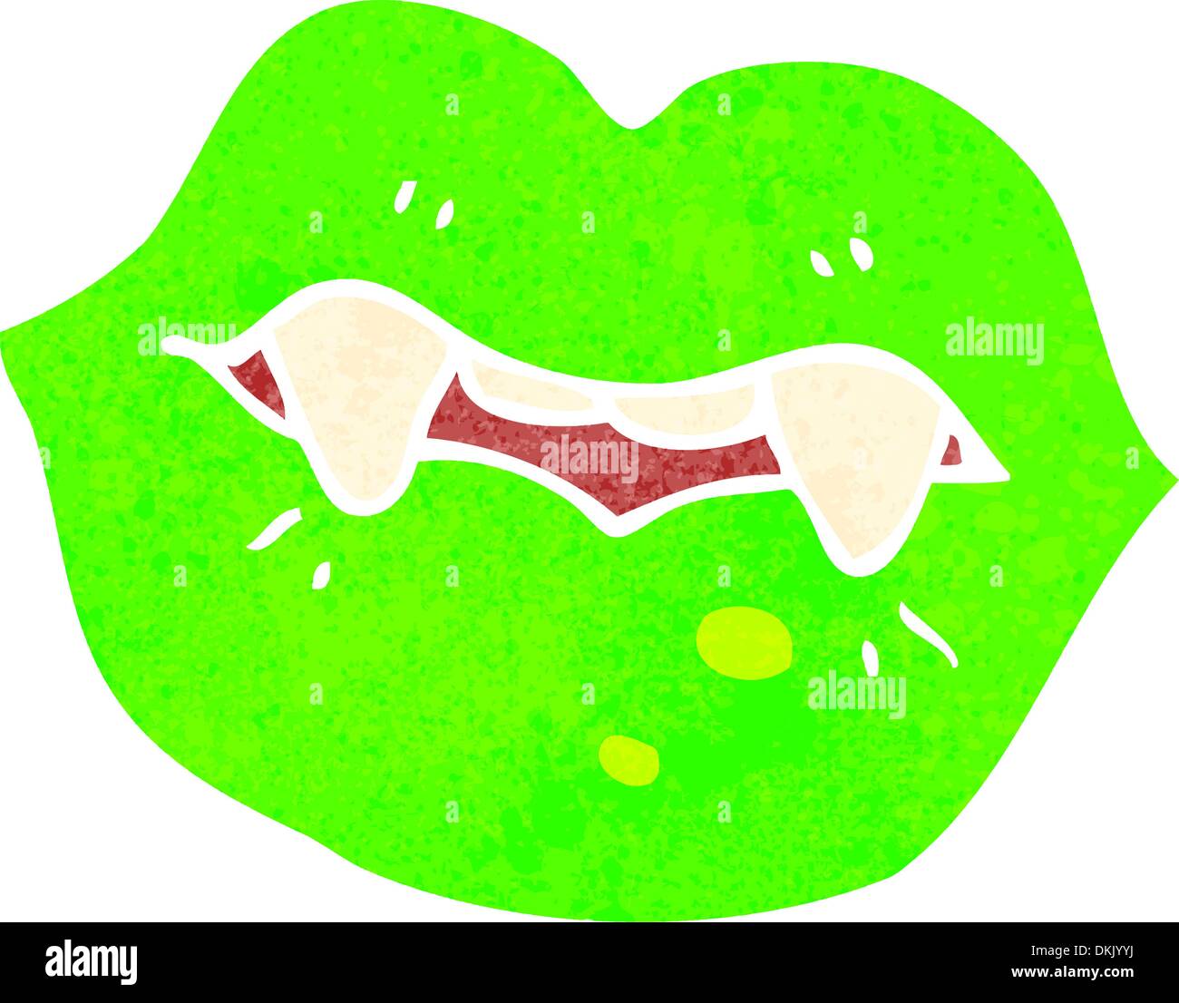 Retro cartoon illustration. On plain white background Stock Vector ...