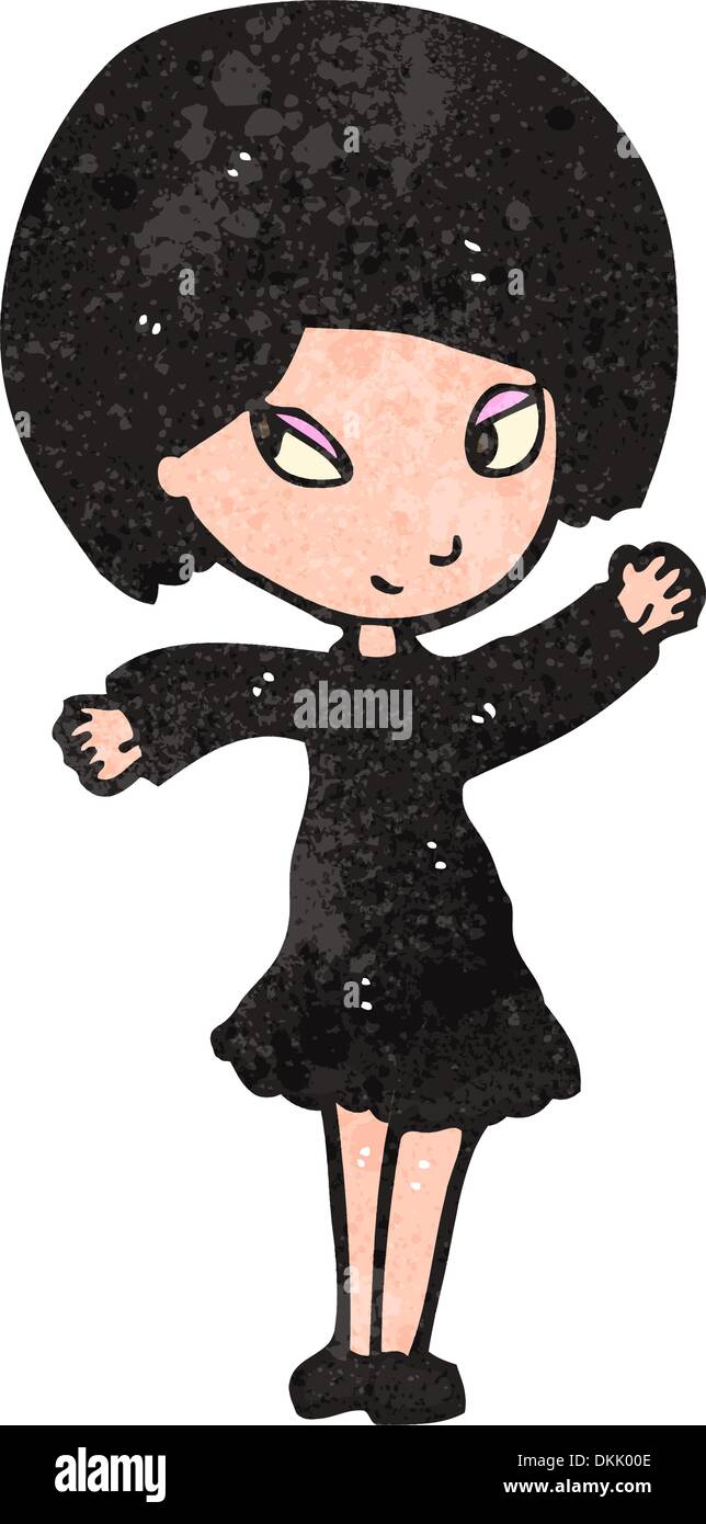 Retro cartoon illustration. On plain white background Stock Vector ...