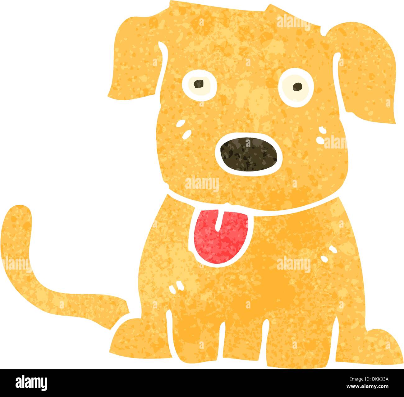 Retro cartoon illustration. On plain white background Stock Vector ...