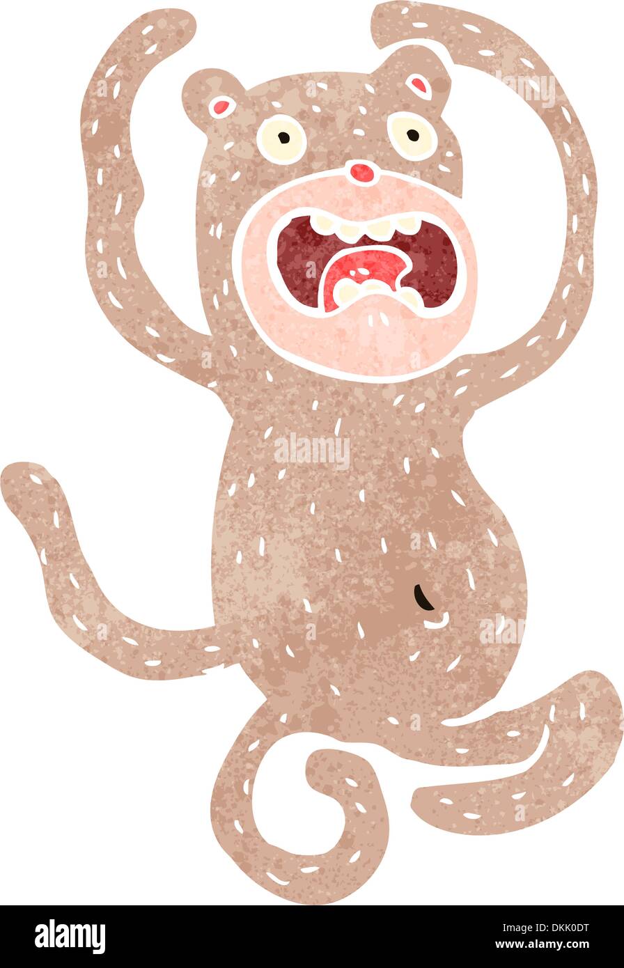 Retro cartoon illustration. On plain white background Stock Vector ...