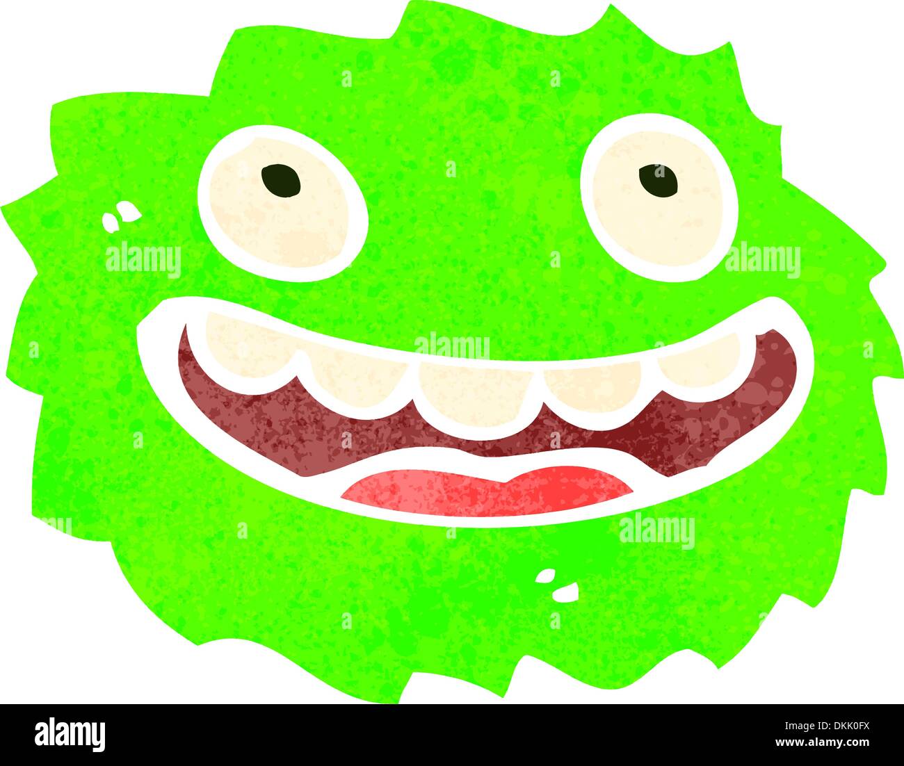 Retro cartoon illustration. On plain white background Stock Vector ...