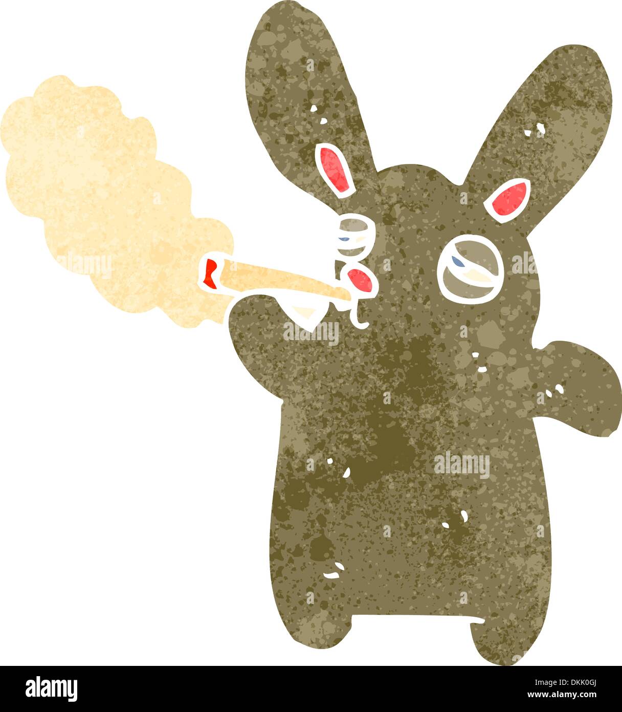 Retro cartoon illustration. On plain white background Stock Vector ...