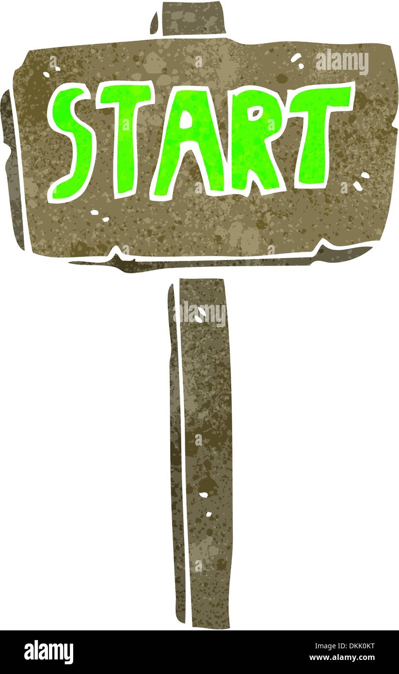 Retro cartoon illustration. On plain white background Stock Vector ...