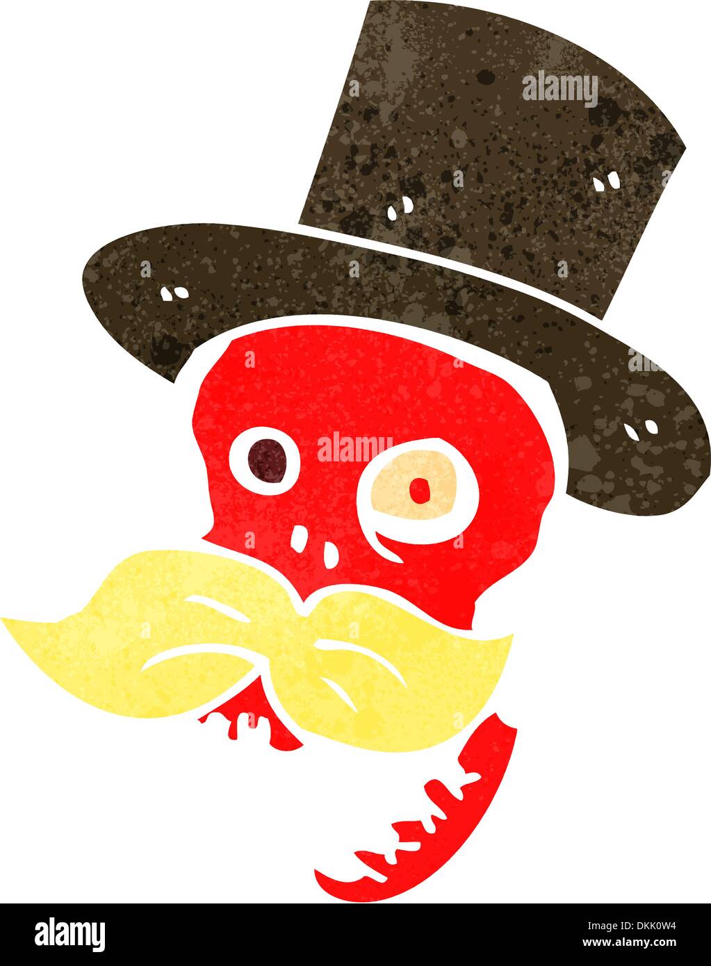 Retro cartoon illustration. On plain white background Stock Vector ...