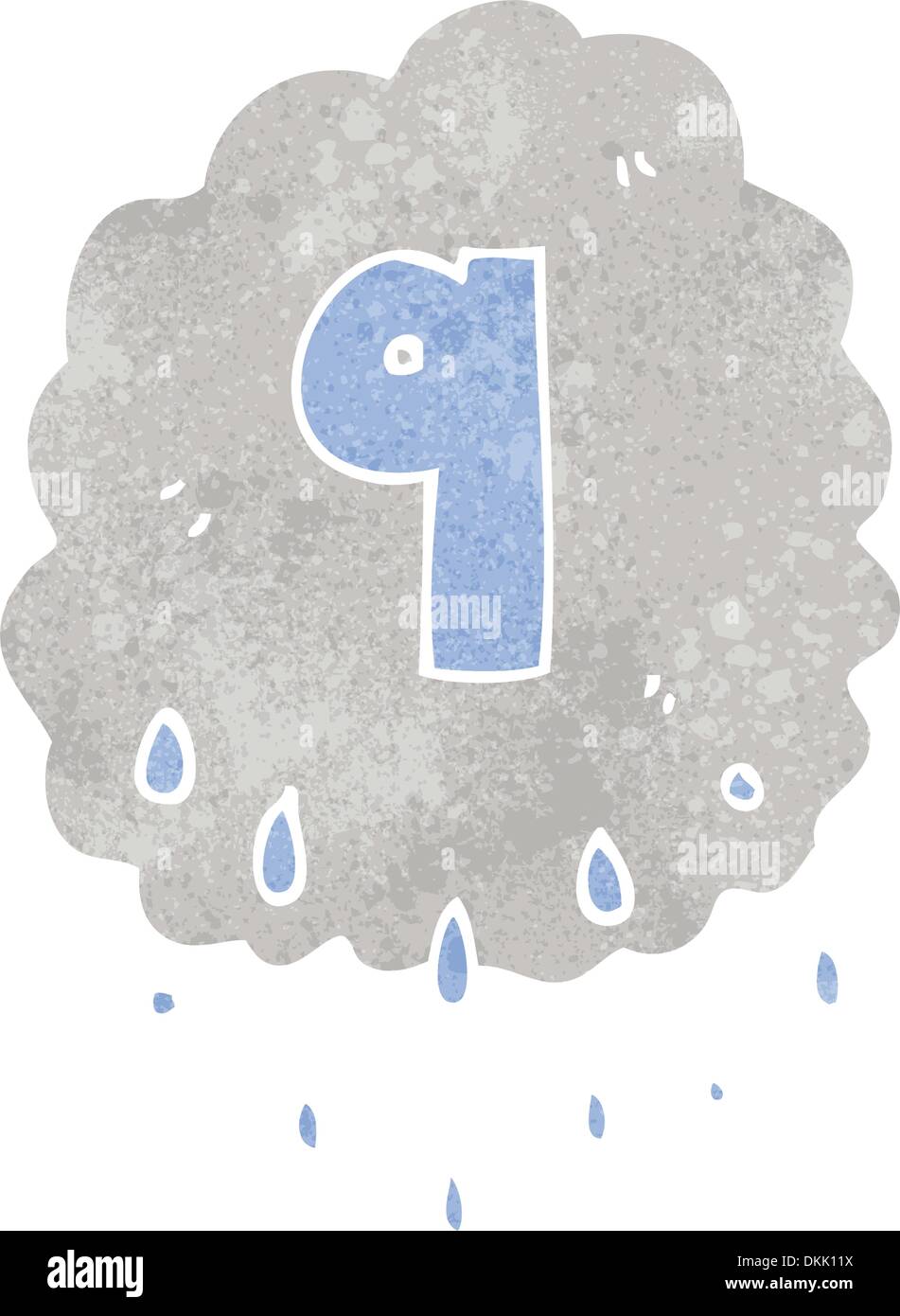 Retro cartoon illustration. On plain white background Stock Vector ...