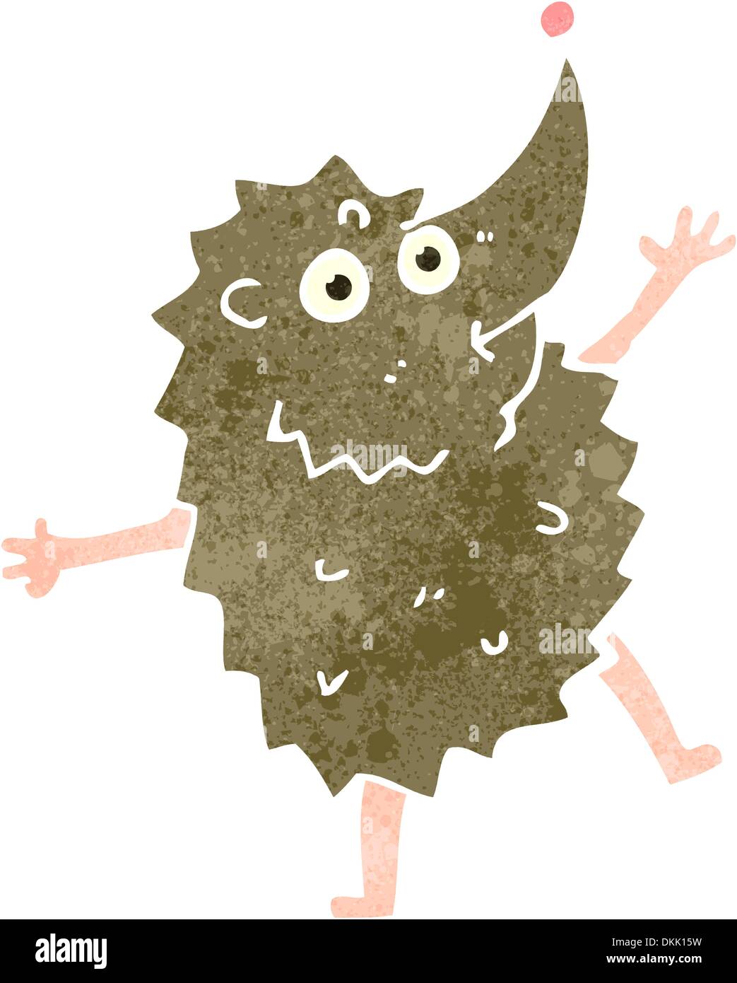 Retro cartoon illustration. On plain white background Stock Vector ...