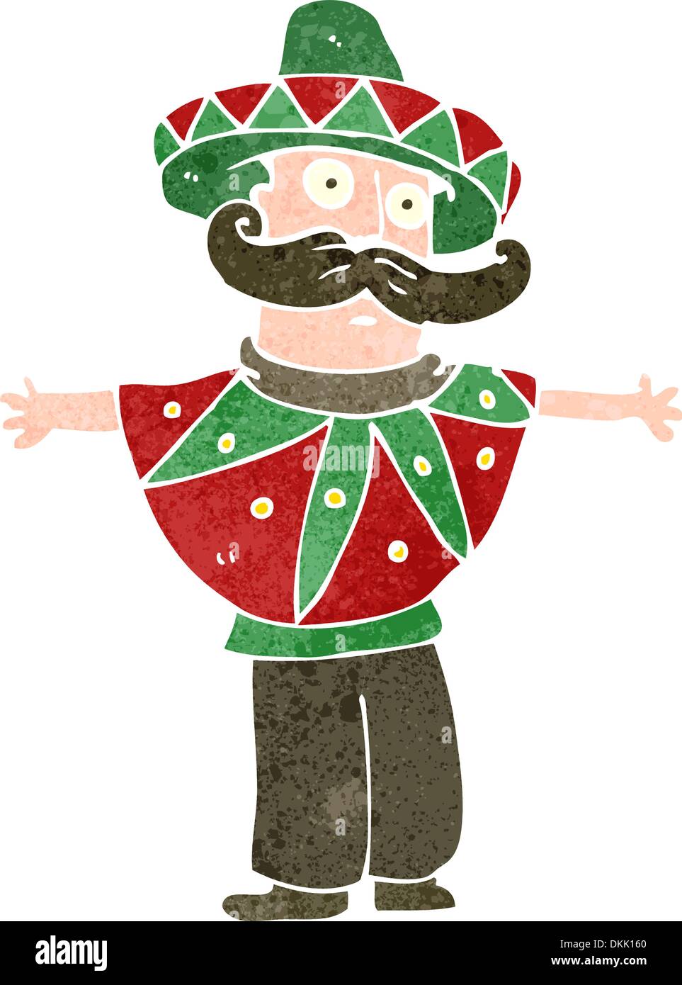 Retro cartoon illustration. On plain white background Stock Vector ...