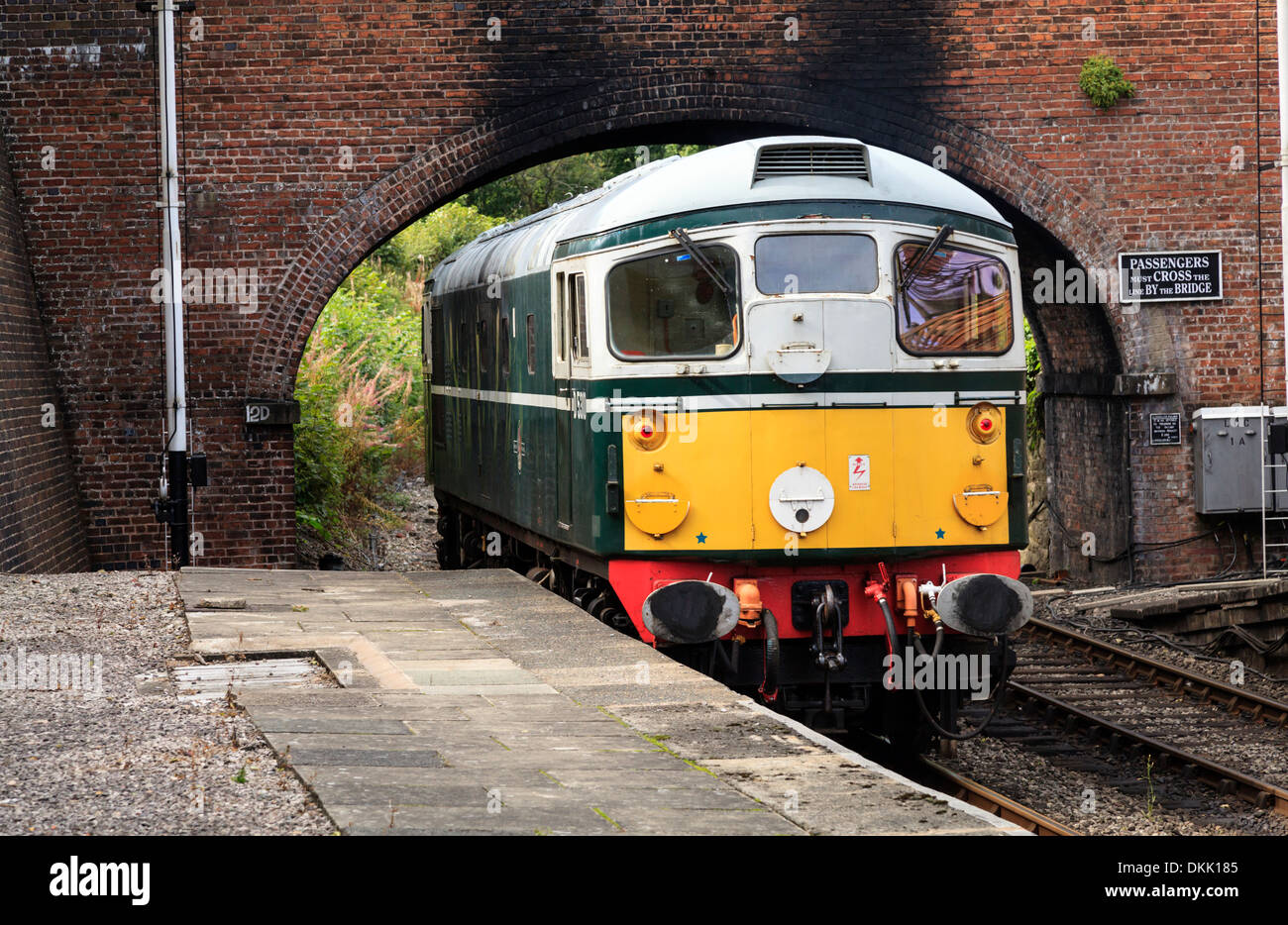 Class 26 (26010/D5310) is seen running on the Llangollen Heritage ...
