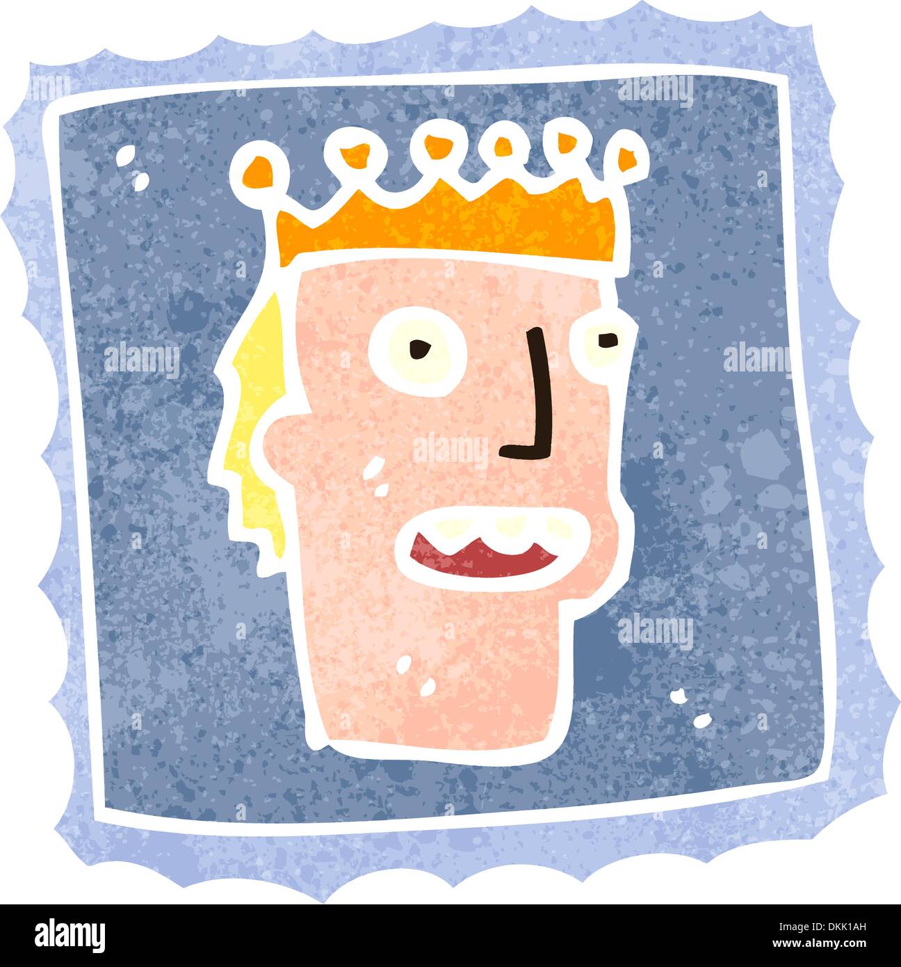 Retro cartoon illustration. On plain white background Stock Vector ...
