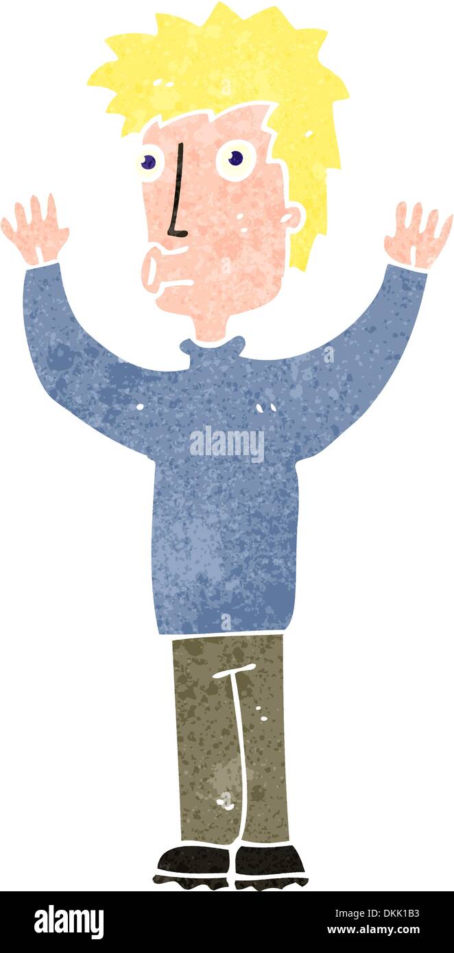 Retro cartoon illustration. On plain white background Stock Vector ...